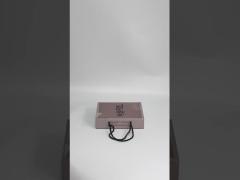 Custom logo magnetische cadeaubon met een 3D-patroon en een handvat