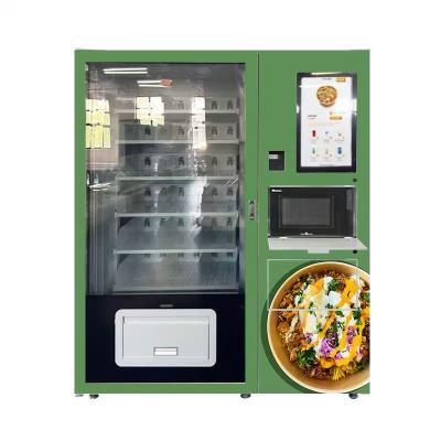 China Frozen Food Vending Machine with Built-In Microwave Station 3℃ Refrigeration and Customizable Stickers & Wraps for sale