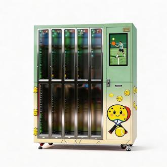 China WEIMI Smart Pickleball Paddle Rental Locker Vending Machine for Pickleball Courts – 24/7 Self-Service for sale