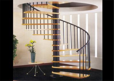 China modern spiral staircase with glass tread and rod bar railing modern can customized for sale
