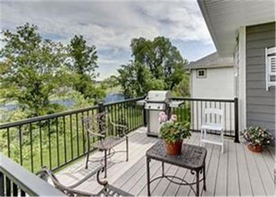China Balcony stainless steel railing design Aluminum railing Stair glass railing prices for sale