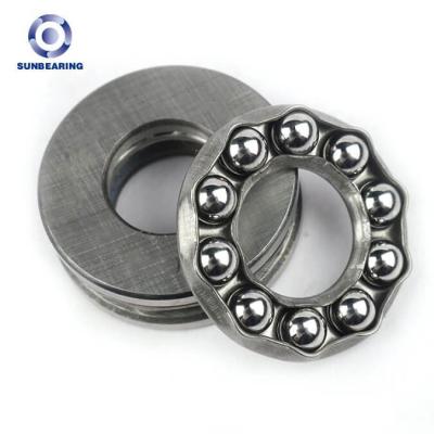 China SUNBEARING Thrust Ball Bearing 51100 Silver 10*24*9mm Chrome Steel GCR15 for sale