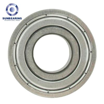 China SUNBEARING Deep Groove Ball Bearing 6001 RS & ZZ Silver 12*28*8mm Carbon Steel for sale