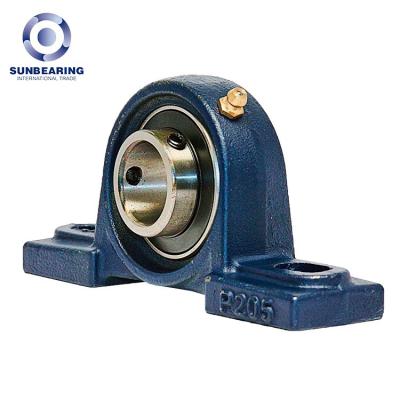 China UCP205 Metric 2 Bolts Pillow Block Bearing 25*140*71mm SUNBEARING for sale