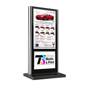 Chine Seuls Signage/kiosque de Digital de double d'écran support d'affichage à cristaux liquides pour la publicité à vendre