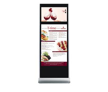 Chine Seul totem de contact de Signage d'affichage à cristaux liquides Digital de double support de panneau avec 3G Wifi à vendre