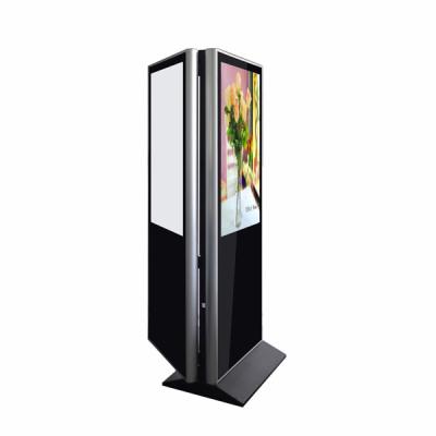 Chine Seul Signage de Digital de 65 pouces de double d'affichage à cristaux liquides Support d'affichage numérique avec des chargeurs à vendre