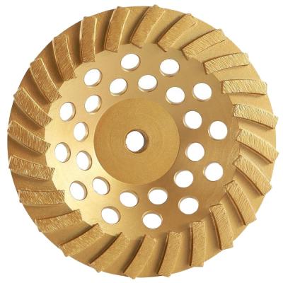 Cina OEM 7 Diamond Cup Wheel/180mm Diamond Cutting Disc For Concrete in vendita
