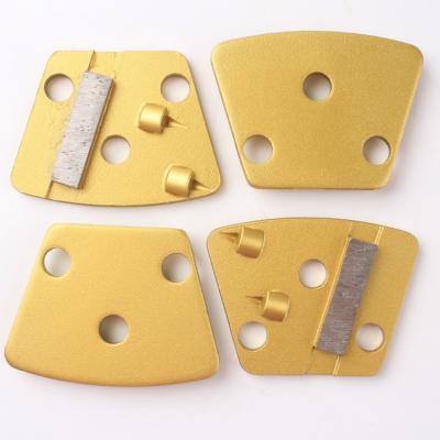 Cina Blocchetto della macinazione del metallo di rettangolo, trapezio PCD Diamond Grinding Pad in vendita