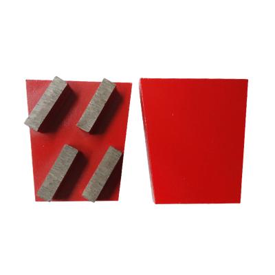 中国 具体的な床のダイヤモンド粉砕用具の台形4は40*10*10mmを区分する 販売のため