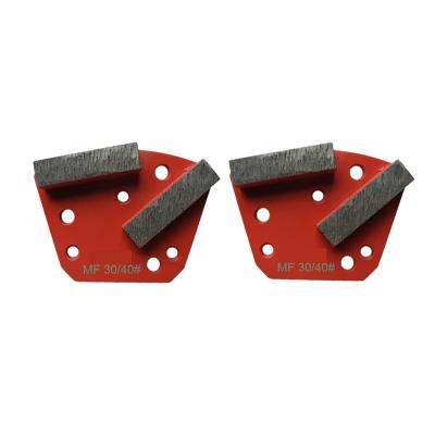 Cina Dimensione concreta di segmento 40*10*10mm di Diamond Tools Shoes 16# Antivari del trapezio in vendita