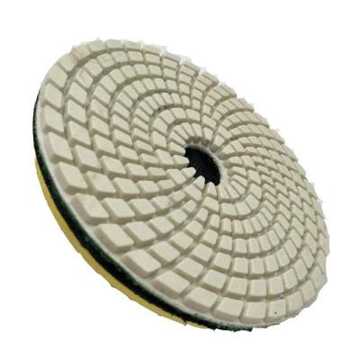 China Diamond Dry Concrete Polishing Pads-Gruis 50 Gruis 100 met Watermolen Te koop