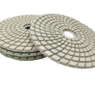 China Diamond Dry Concrete Polishing Pads-Gruis 50 Gruis 100 met Watermolen Te koop