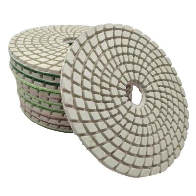 China Diamond Dry Concrete Polishing Pads-Gruis 50 Gruis 100 met Watermolen Te koop