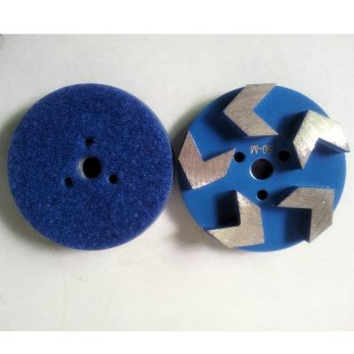 China 100mm 125mm Concreet Malende Schijf/Schijfgruis 180 met Pijl Gevormd Snijdershoofd Te koop
