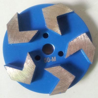 China 100mm 125mm Concreet Malende Schijf/Schijfgruis 180 met Pijl Gevormd Snijdershoofd Te koop