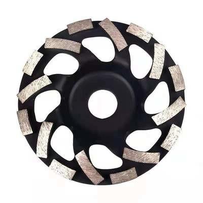 China Segmented Sector Shaped Turbo Diamond Abrasive Wheel Tungsten Carbide Material for sale