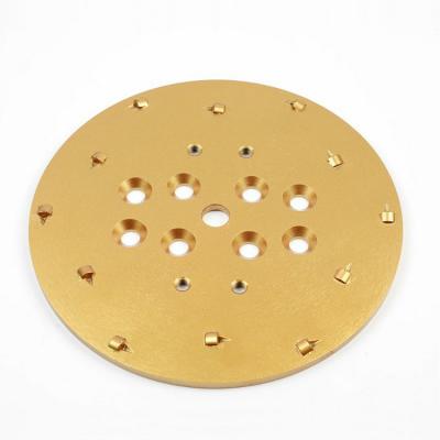 Cina Forma rotonda gialla a 4 pollici concreta del disco di macinazione del diamante PCD in vendita