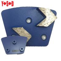 China Trapezoid Concrete Diamond Tools Three Arrow Seg Segment Thickness 10mm for sale