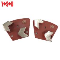China Trapezoid Concrete Diamond Tools Three Arrow Seg Segment Thickness 10mm for sale
