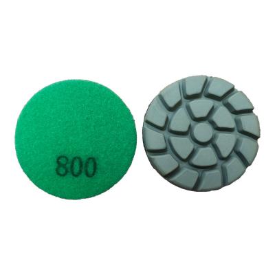 Cina spessore a 3 pollici stridente asciutto concreto del tampone a cuscinetti per lucidare dello strato della resina di 10mm 75mm in vendita
