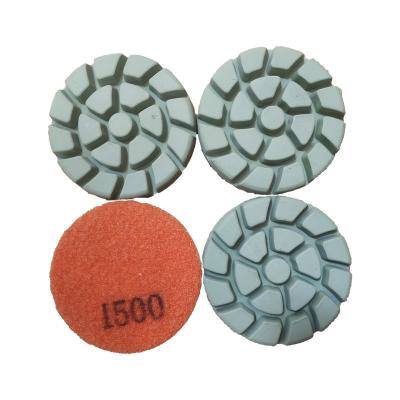 Cina spessore a 3 pollici stridente asciutto concreto del tampone a cuscinetti per lucidare dello strato della resina di 10mm 75mm in vendita