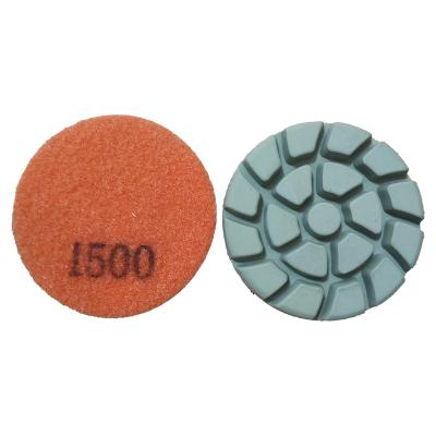Cina spessore a 3 pollici stridente asciutto concreto del tampone a cuscinetti per lucidare dello strato della resina di 10mm 75mm in vendita