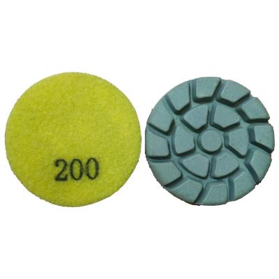 Cina spessore a 3 pollici stridente asciutto concreto del tampone a cuscinetti per lucidare dello strato della resina di 10mm 75mm in vendita