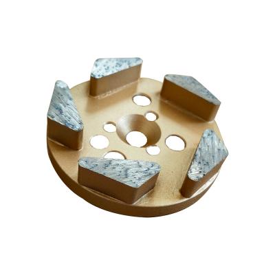 中国 コーティングの取り外しのための5つの区分のダイヤモンドの具体的な粉砕のブロックおよび具体的な準備 販売のため