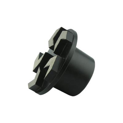 Cina 3inch con legame del metallo della spina della parte posteriore di Diamond Concrete Grinding Block di 5 segmenti della freccia il grande in vendita