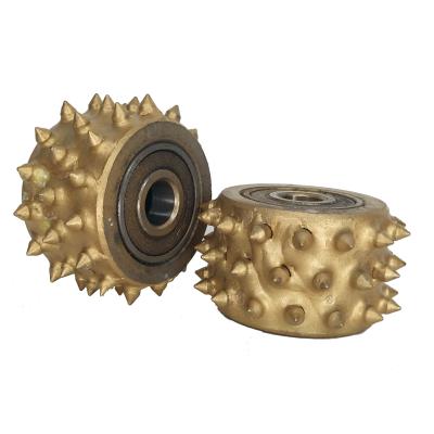 China 45 Tooth Roller Diamond Bush Hammer Tools For Stone Lychee Surface for sale