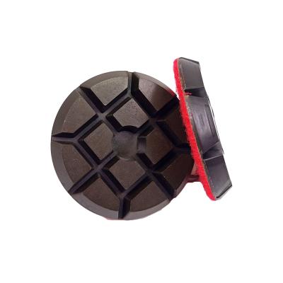 Cina Concrete transitional grinding pads (3pcs)#100 with ceramic bonding for concrete fine polishing in vendita