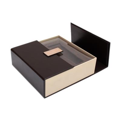 China Flip Top Shape-structuur paste twee de Giftvakje van de deurluxe high-end van de magneetsluiting document harde vakjes van de kartongift aan Te koop
