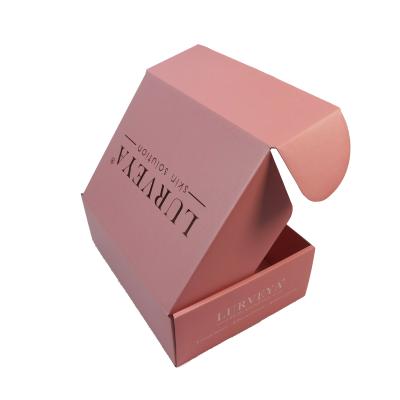 Cina Rivestimento acquoso di Flip Cosmetic Packaging Paper Box del cartone rosa PDF di AI in vendita