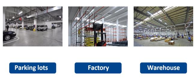 This LED vapor tight batten light fixture is widely used in commercial spaces, fire stairs, warehouses, factories, underpasses, parking lots, and other scenarios to provide a bright and stable lighting environment.
