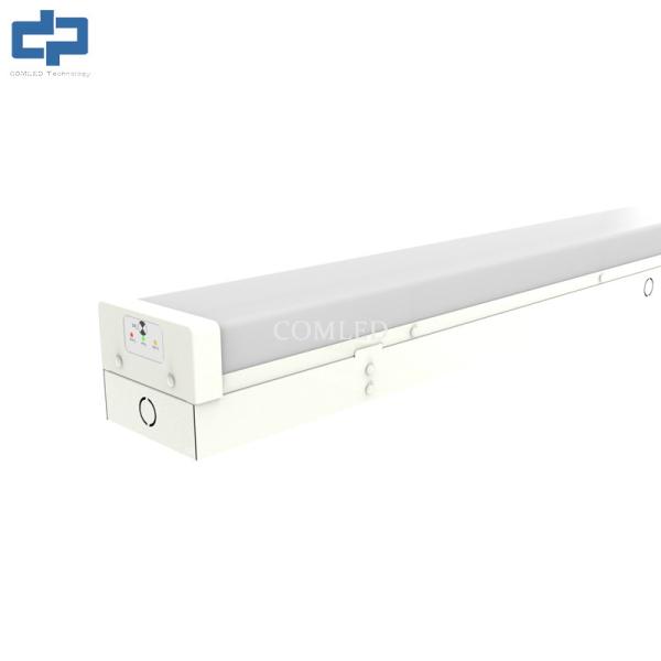 40W Tri Color ajustable LED Batten Fixture 4FT en acero inoxidable blanco lechoso