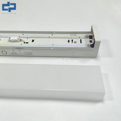 China Stainless steel housing lighting fixture 2FT LED Batten Light IP20 industrial linear battens 110LM / W - 140LM / W 18W surface mount robust LED Batten Light for sale