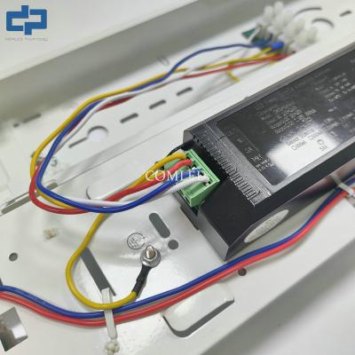 China Emergency industrial LED batten light with more than 3 hours of duration IP20 LED Linear light fitting for Hanging installation parking lot Lighting fixtures with 110-140lm/w emergency Linear Light for sale
