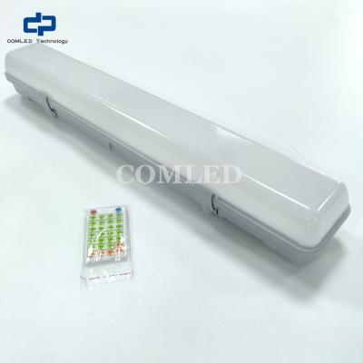China 1500mm LED Batten Light IP65 weatherproof batten light fixture Dimmable vapor proof LED Battens suitable for parking lot, warehouse, underground passage, tunnel, etc. for sale