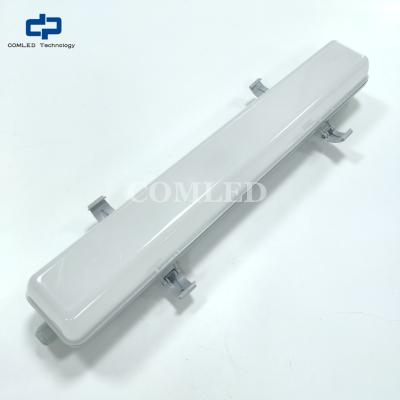 China weatherproof led batten lights for engineering project led 2 foot light fixture with IP65 waterproof rating Parking lots 18w slim led batten for sale