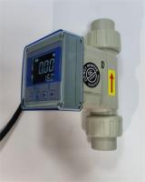 China Plastic Impeller Flow Meter Corrosion Resistant LCD Display DN15 to DN50 4-20mA RS485 for sale