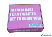 China CMYK PSD Corrugated Gift Box 5cm  Small Foldable Gift Boxes for sale
