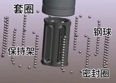 Cina 30 mm di stainless steel per macchine industriali con cuscinetto lineare con sfere di acciaio SUS e sigillo 65Mn in vendita