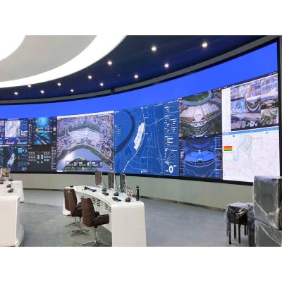 Cina Video colore pieno 480x480mm dell'esposizione di parete del multi schermo dell'interno 55inch 4k in vendita