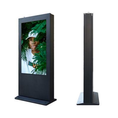 Cina Argento Ip65 Verticale Outdoor LCD Display Pubblicità Cartellone 55 pollici 1209mm Altezza in vendita