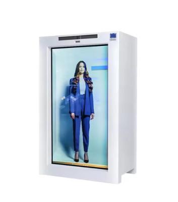 China 110-220V Fornecimento de energia Caixa de exibição LCD transparente personalizada para exibição publicitária à venda