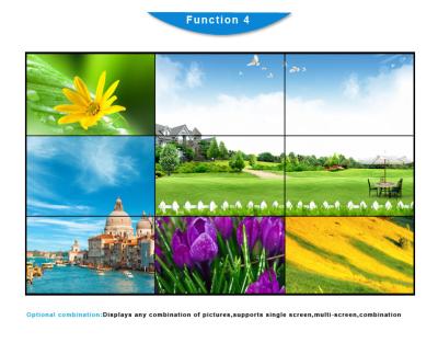 Cina 1.7mm Bezel 4k 55inch LG BOE SAMSUNG LG LCD Video Wall Display 700 Cd/M2 3,5mm 0,88mm in vendita