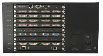 Cina Regolatore LAN *1*HDMl della parete del VGA della video unità di elaborazione 6U della parete di Rohs video fuori in vendita