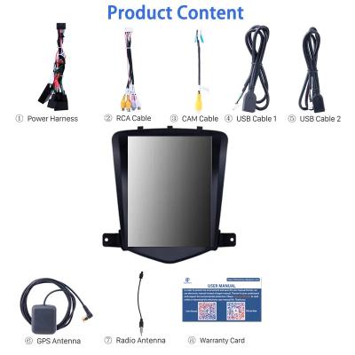 Cina FCC Tesla schermo verticale Android 10 Car Stereo Dvd schermo verticale in vendita
