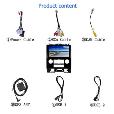 Cina 9 inch Android 10 Car GPS Navi Radio for Ford Escape 2007-2012 Unit Player support Carplay SWC 3G TPMS OBD2 in vendita